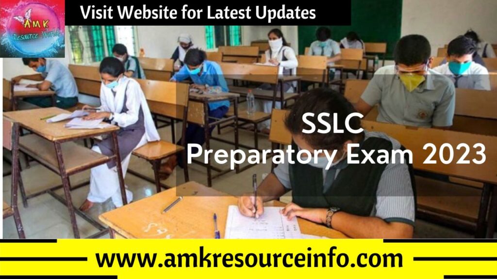 SSLC Preparatory Exam 2023 revised time table released - AMK RESOURCE WORLD