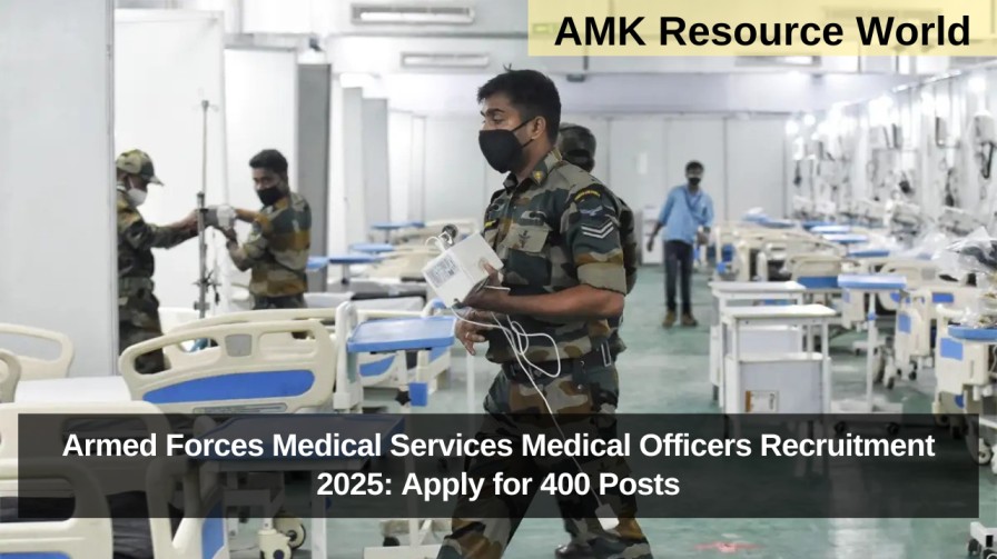 Armed Forces Medical Services Medical Officers Recruitment 2025: Apply ...