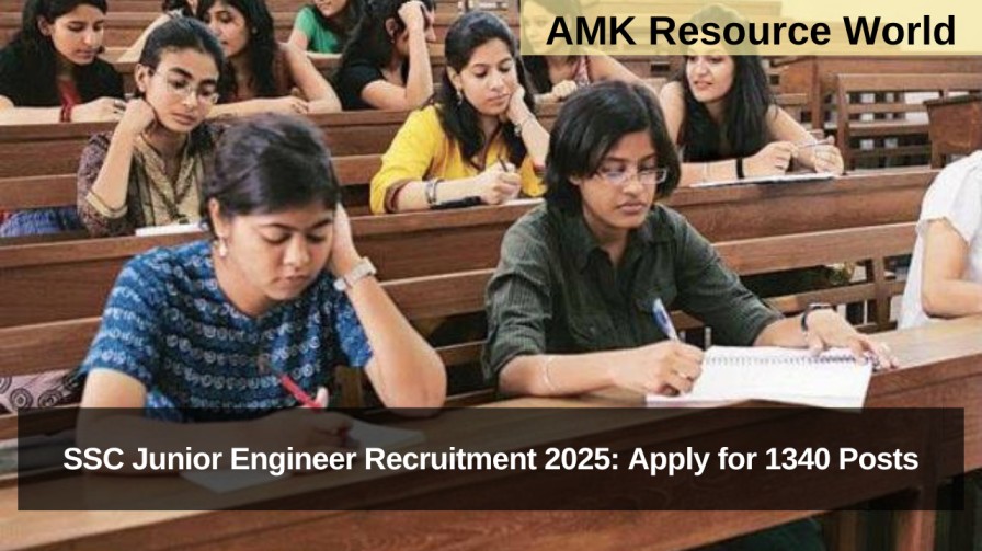 SSC Junior Engineer Recruitment 2025: Apply for 1340 Posts - AMK ...