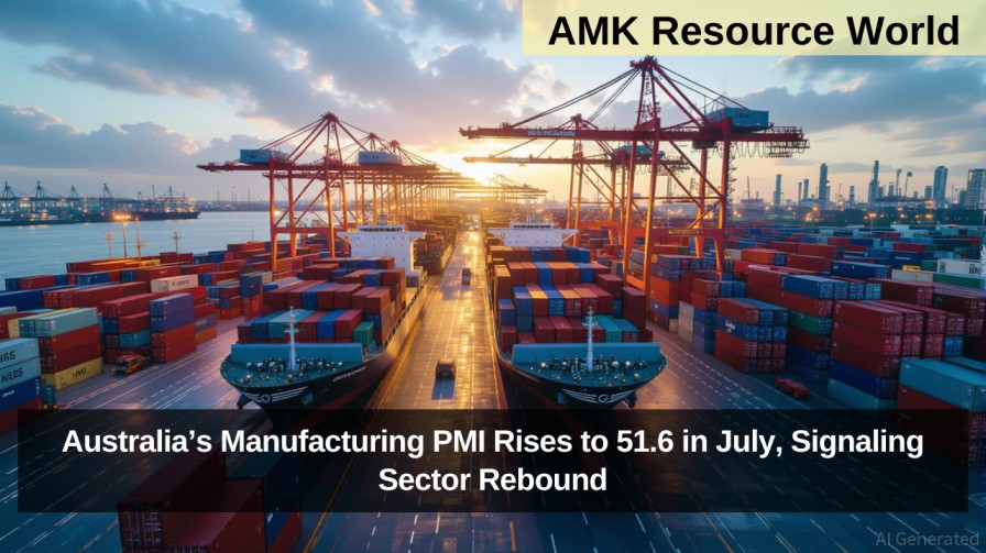 Australia’s Manufacturing PMI Rises to 51.6 in July, Signaling Sector ...