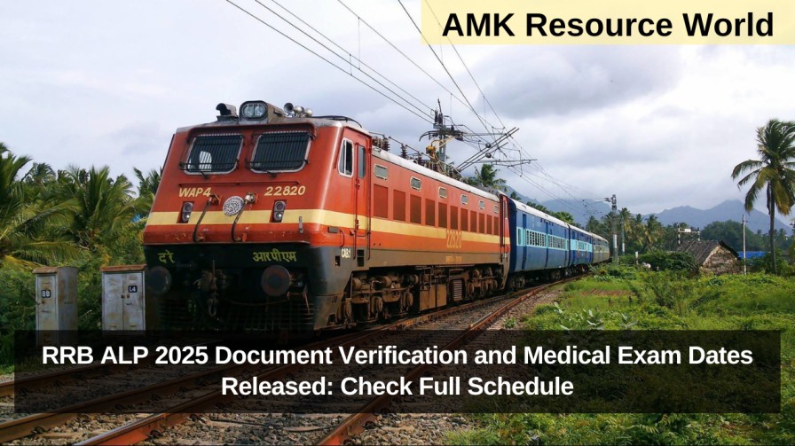 RRB ALP 2025 Document Verification and Medical Exam Dates Released ...