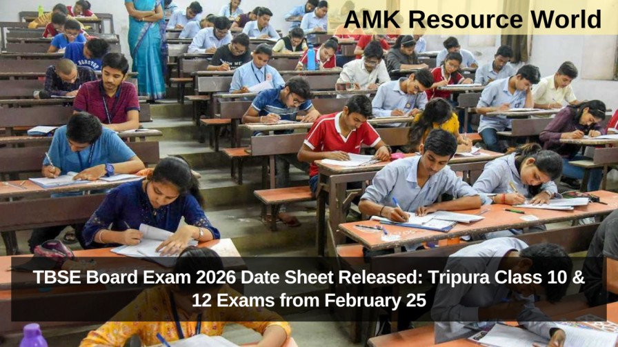 TBSE Board Exam 2026 Date Sheet Released: Tripura Class 10 & 12 Exams ...