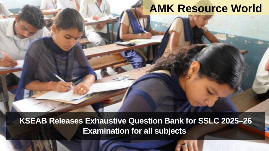 KSEAB Releases Exhaustive Question Bank for SSLC 2025–26 Examination ...