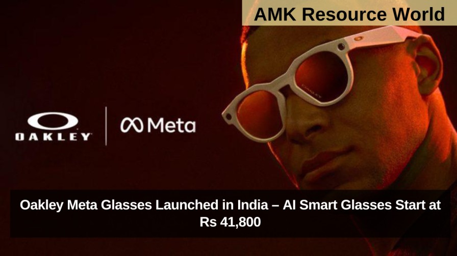 Oakley Meta Glasses Launched in India – AI Smart Glasses Start at Rs ...